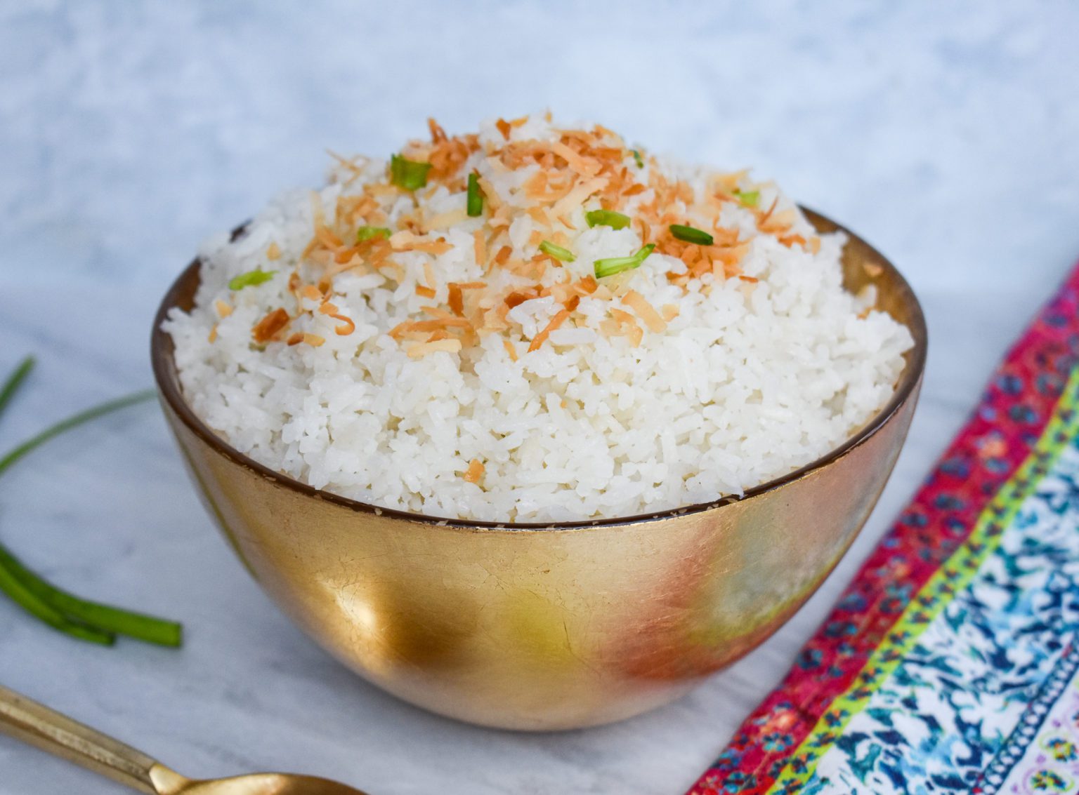 Fluffy Low-FODMAP Coconut Rice Recipe; Gluten-free, Vegan | Dr. Rachel ...