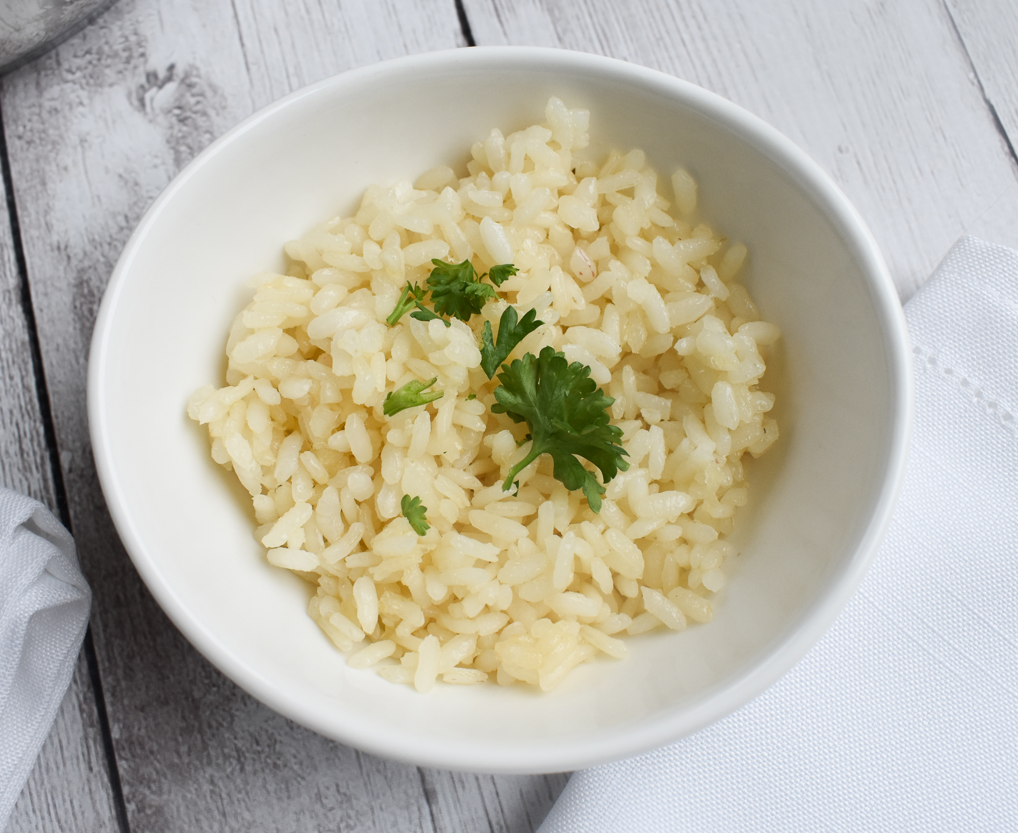 Low-FODMAP White Wine Risotto; Gluten-free | Rachel Pauls Food