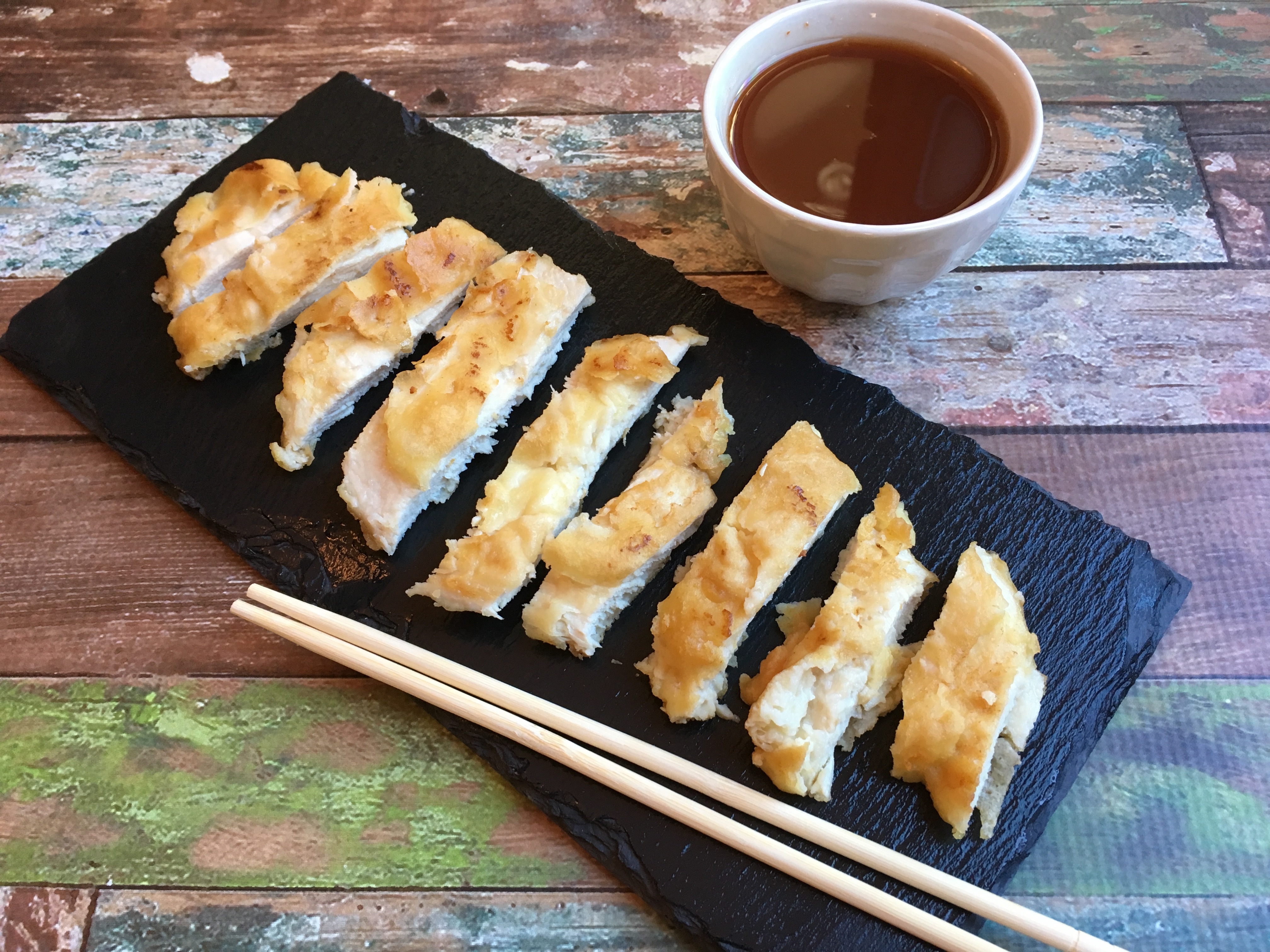 Zev's Favorite Low-FODMAP Sweet & Sour Chicken with Dipping Sauce ...