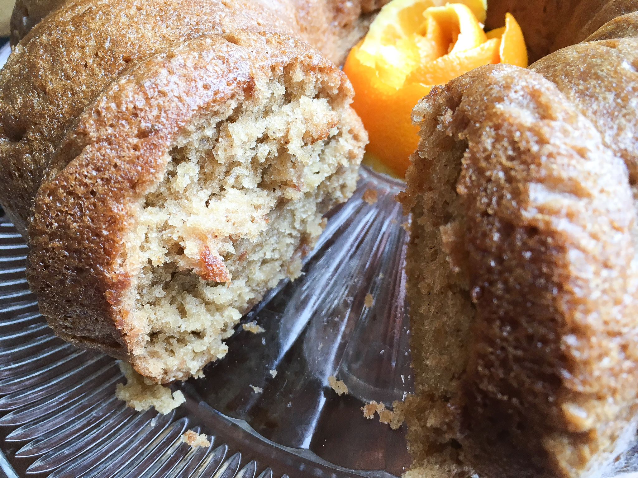 Exquisite Low-FODMAP (no) Honey Bundt Cake with Low-FODMAP Orange Glaze ...